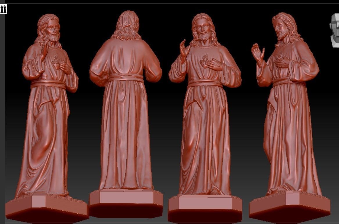 MODEL OF JESUS 3D model 3D printable | CGTrader