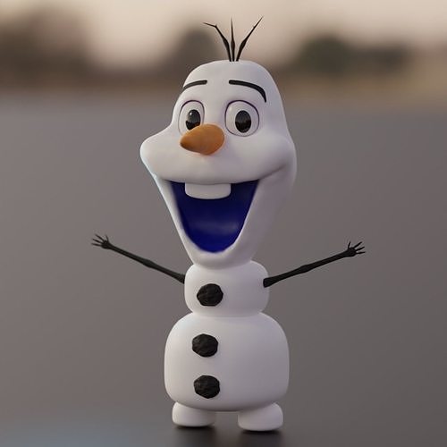 olaf from frozen 3D model | CGTrader