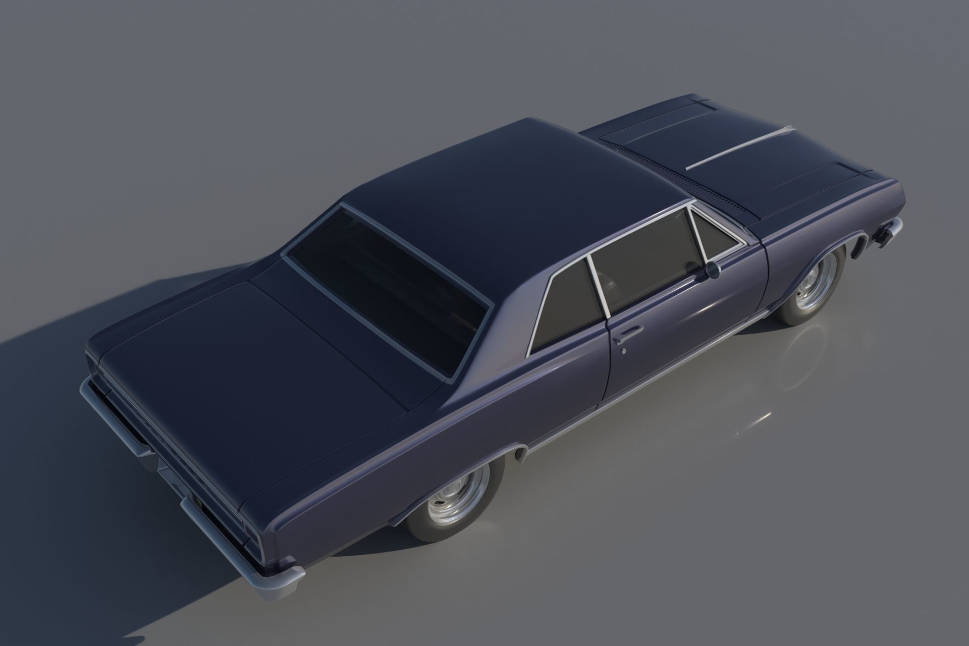 Chevrolet Chevelle 1965 3D model 3D printable | CGTrader