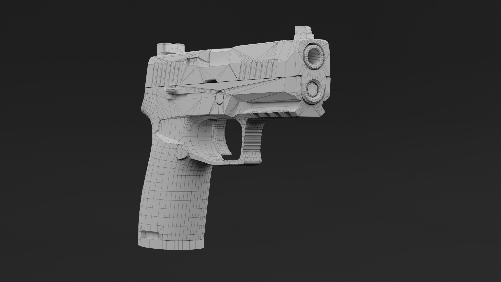 3D model Pistol P320 VR / AR / low-poly | CGTrader