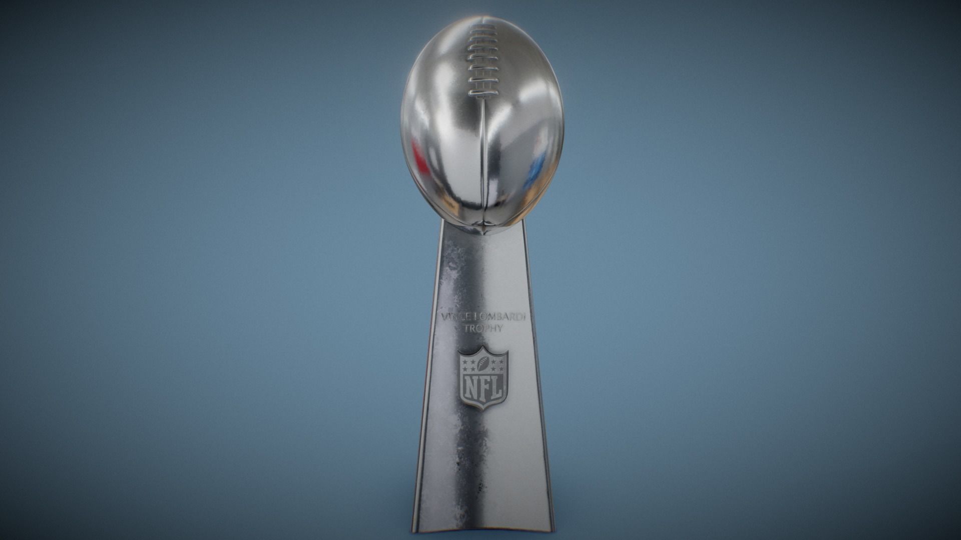 NFL Super Bowl Vince Lombardi Trophy 3D model | CGTrader
