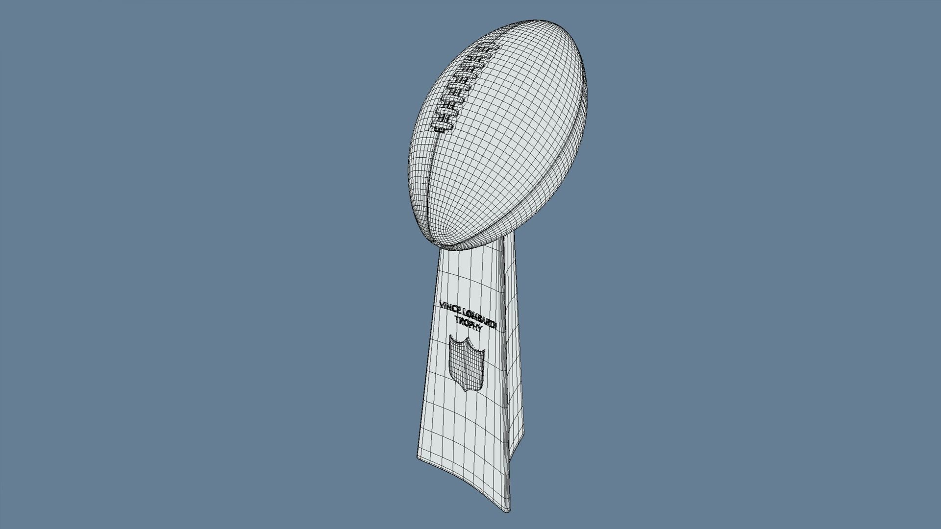 NFL Super Bowl Vince Lombardi Trophy 3D model | CGTrader