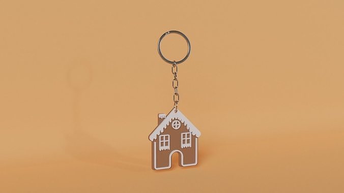 Gingebread Keychains 3D model 3D printable | CGTrader