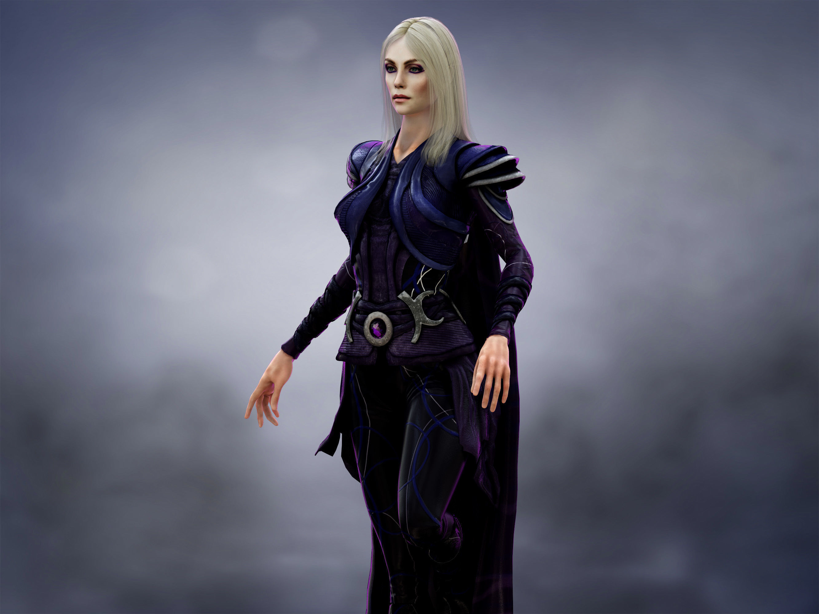 3D model Clea Strange VR / AR / low-poly rigged | CGTrader