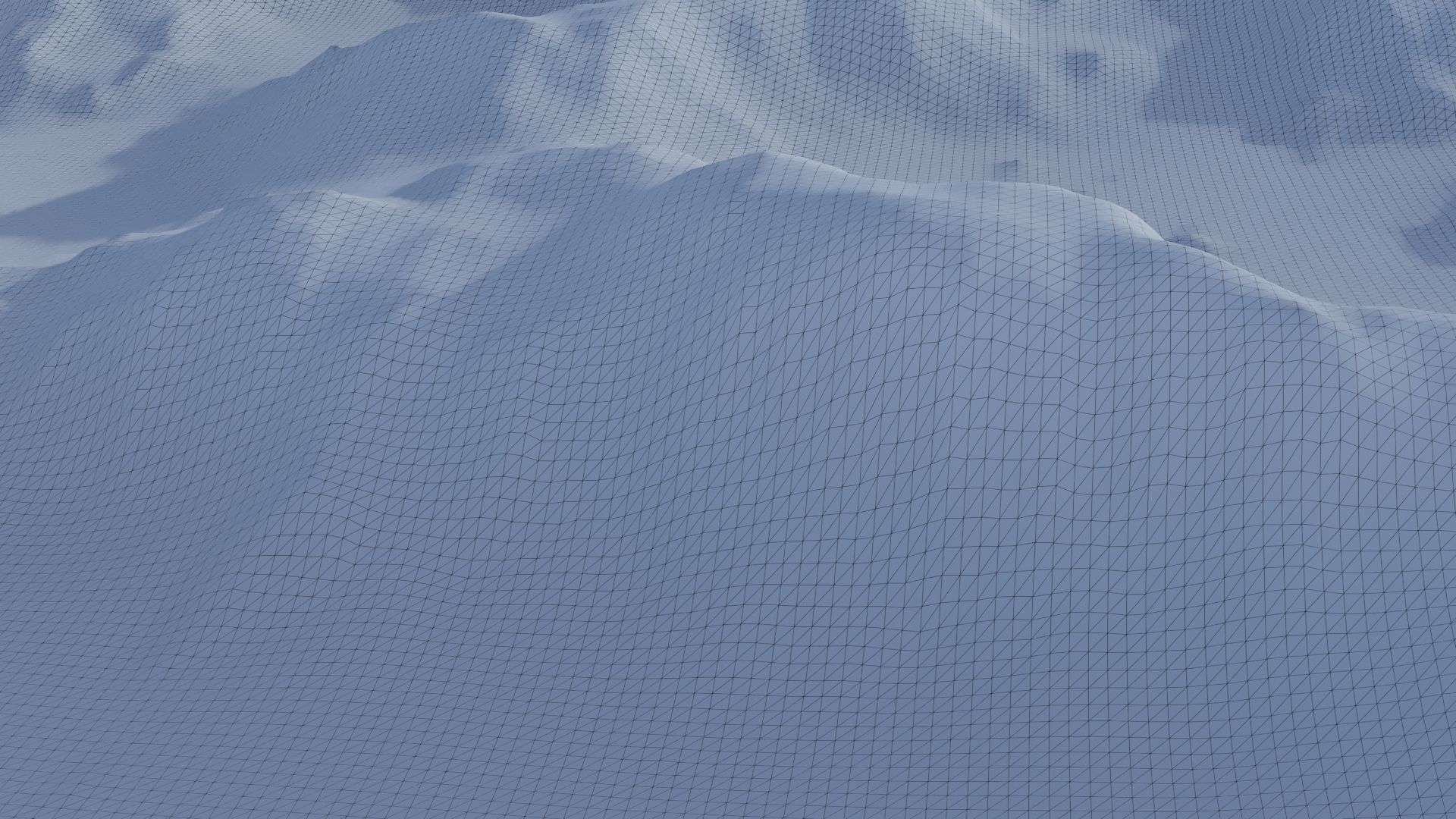 3D model Snow land 05 VR / AR / low-poly | CGTrader
