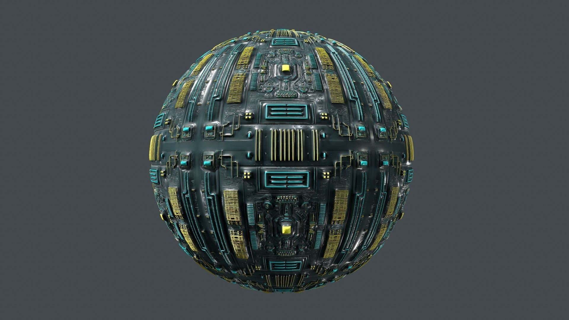Cyberpunk Seamless PBR Texture 01 Texture | CGTrader