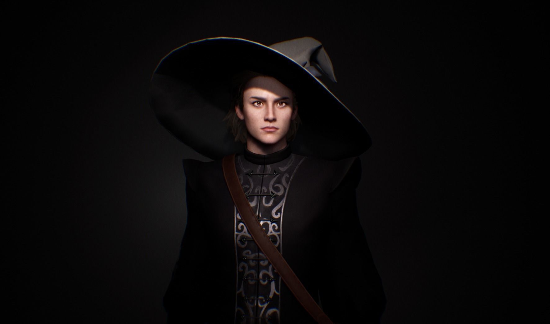 3D model Dark Wizard Artemis - Game Character for Blender and Unreal VR ...