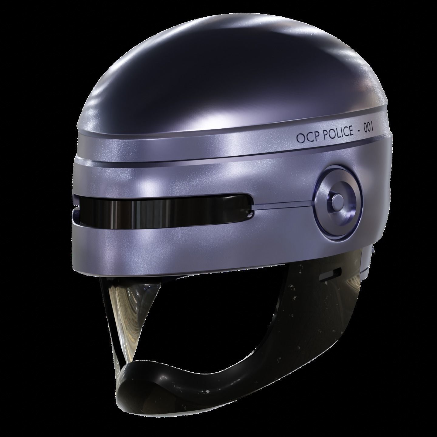 Robocop helmet 3D model 3D printable | CGTrader