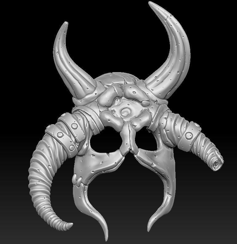 Barbarian mask 3d print 3D model 3D printable | CGTrader