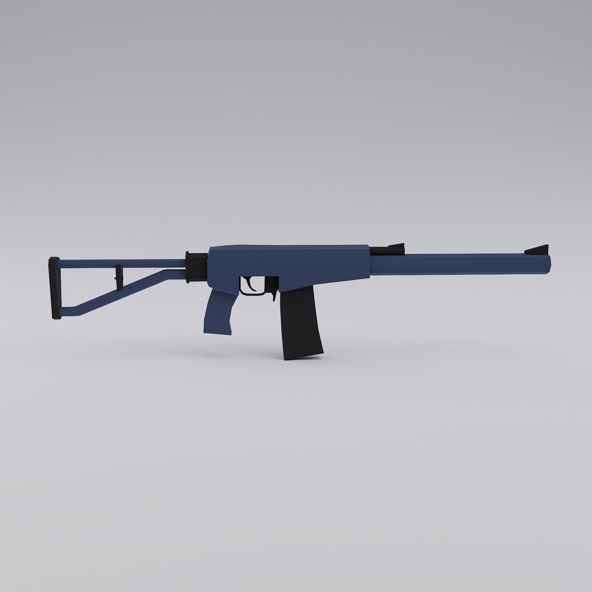 3D model AS VAL assault rifle gun VR / AR / low-poly | CGTrader