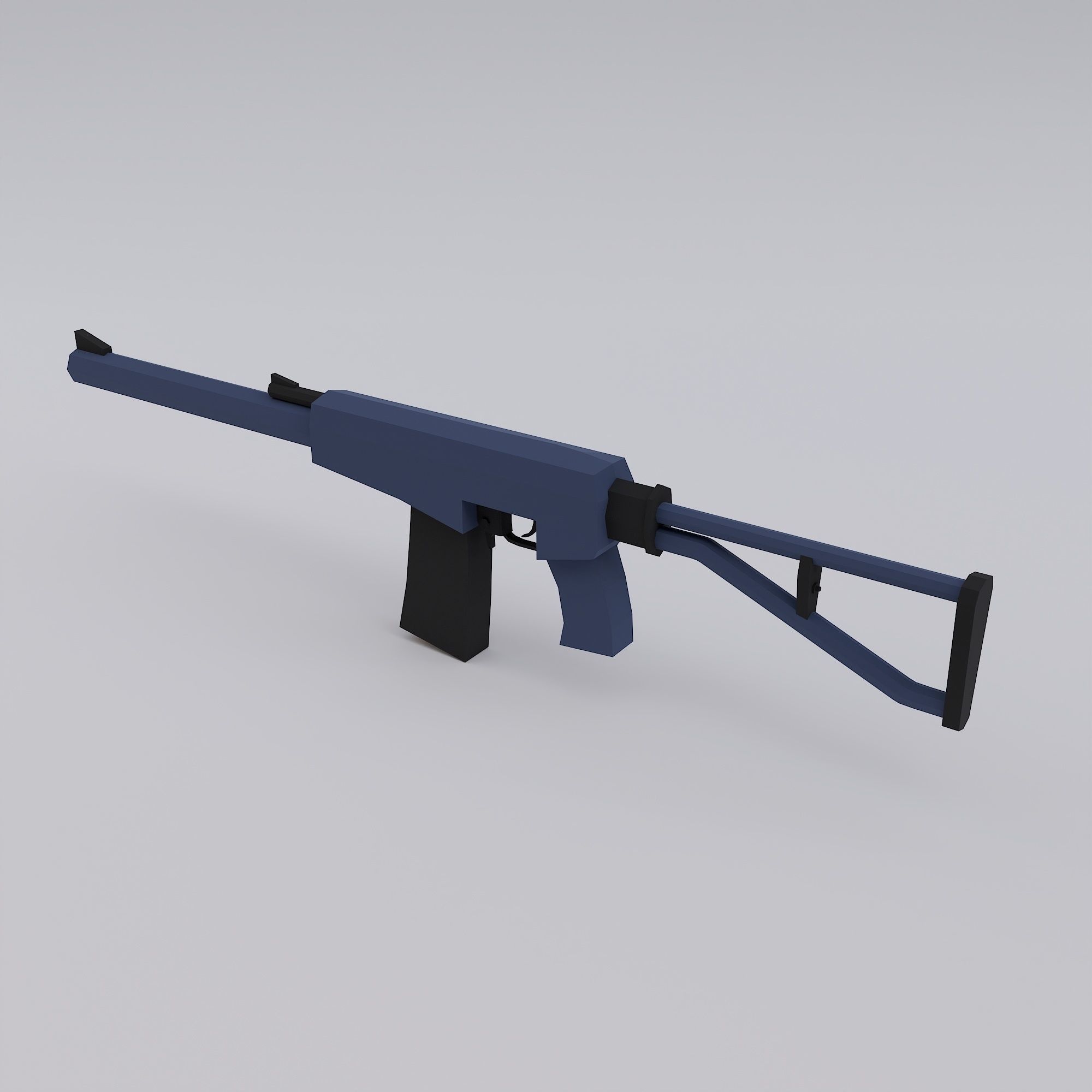 3D model AS VAL assault rifle gun VR / AR / low-poly | CGTrader