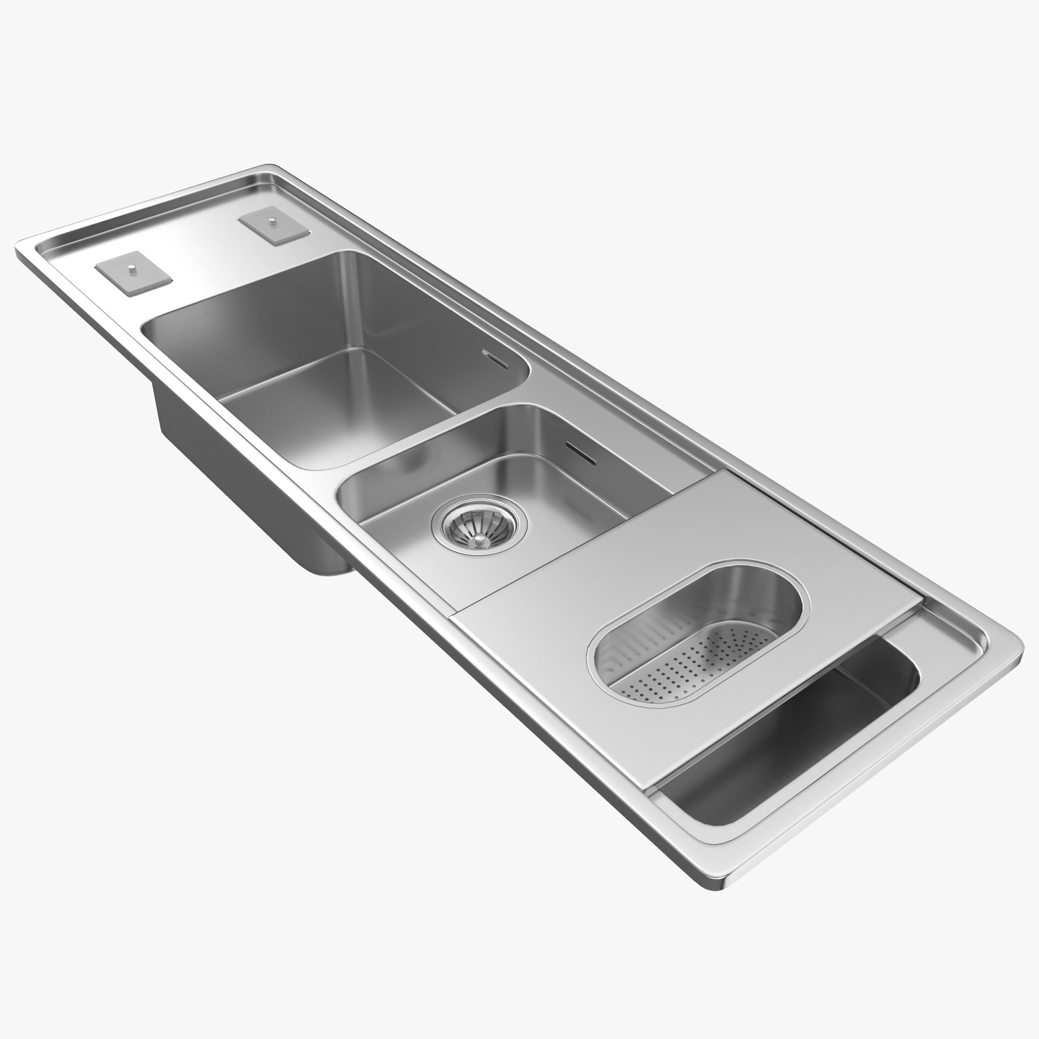 Alpes-Inox Kitchen Sink Collection 3D model | CGTrader