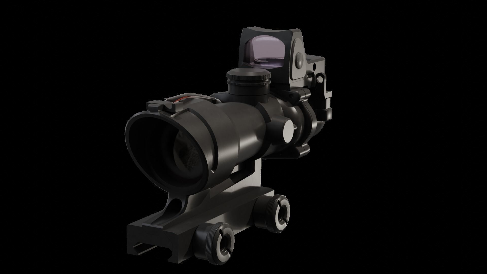 3D model Trijicon ACOG 4x32 Scope VR / AR / low-poly | CGTrader