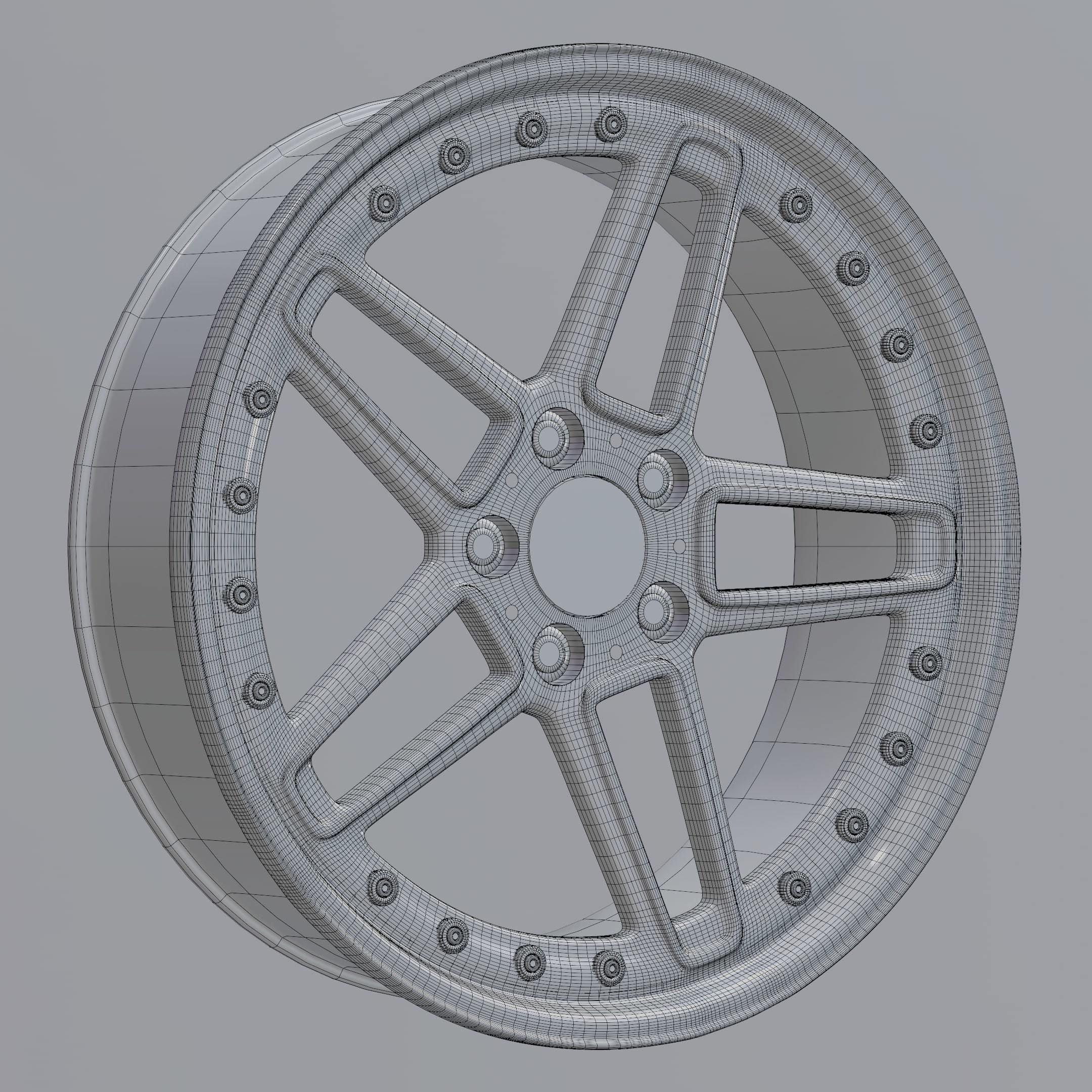 3D model AC Schnitzer Type 2 Style Wheel VR / AR / low-poly | CGTrader