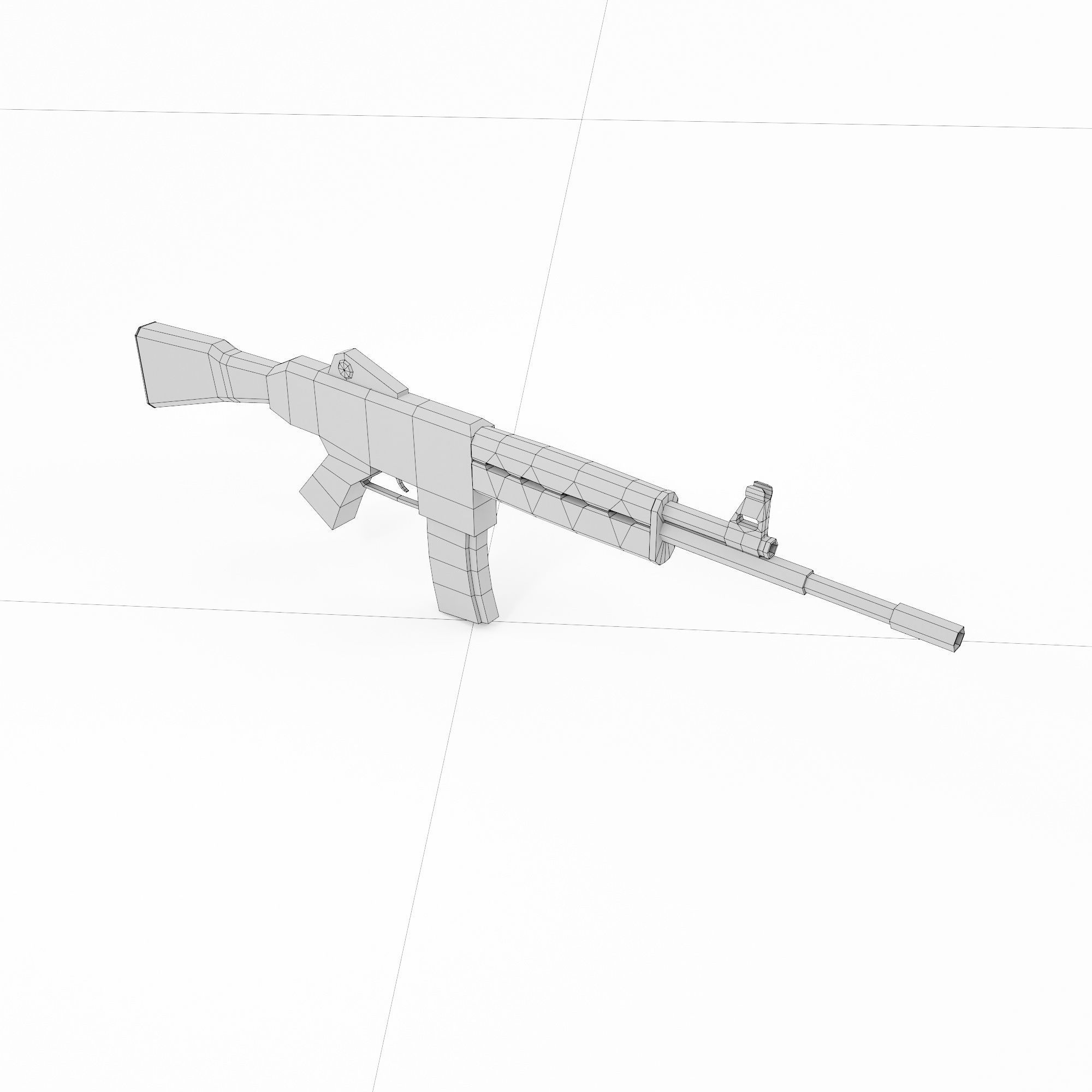 3D model CETME Model L assault rifle gun VR / AR / low-poly | CGTrader
