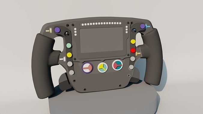 3D model F1 WHEEL VR / AR / low-poly | CGTrader