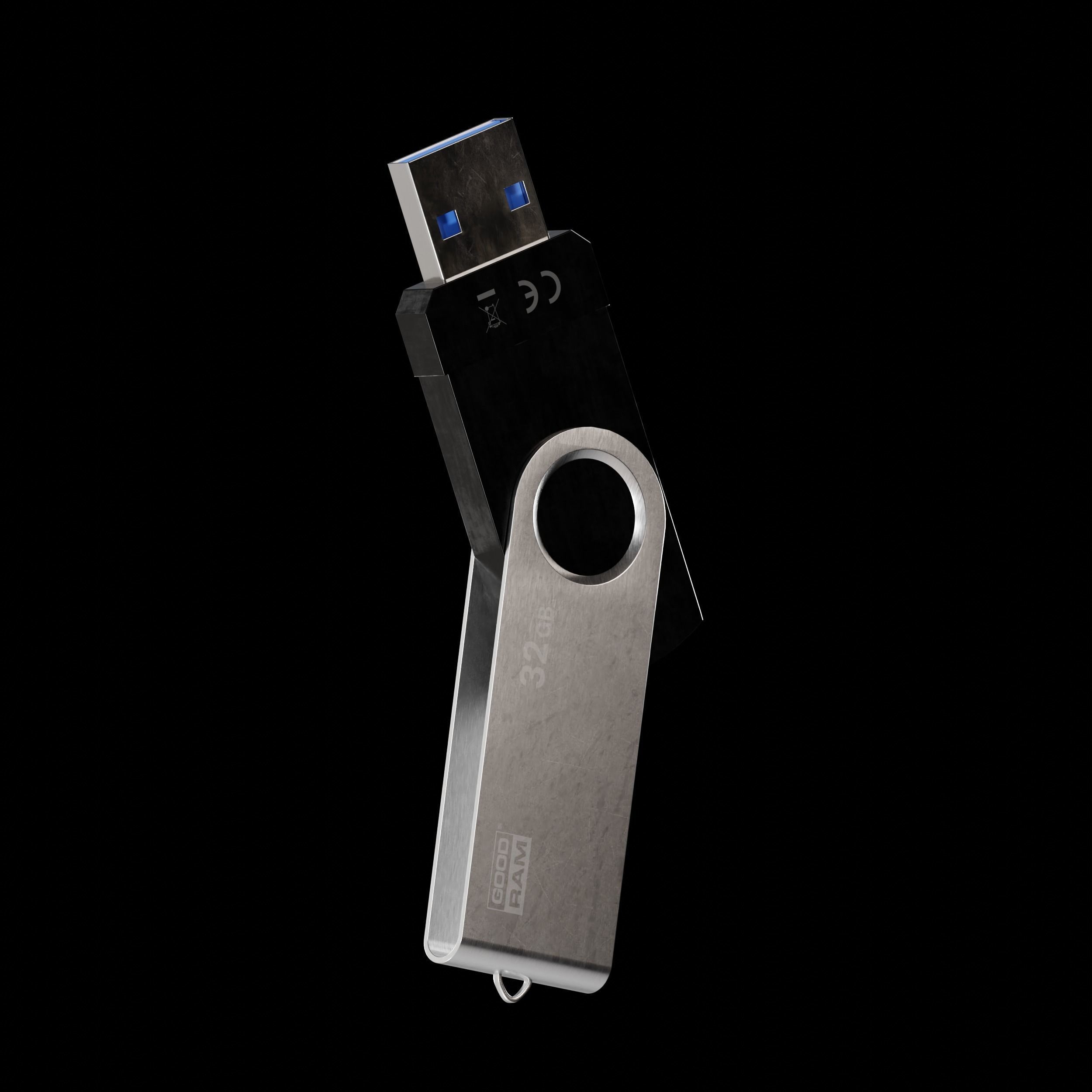 USB Flash Drive custom textures free VR / AR / low-poly 3D model | CGTrader