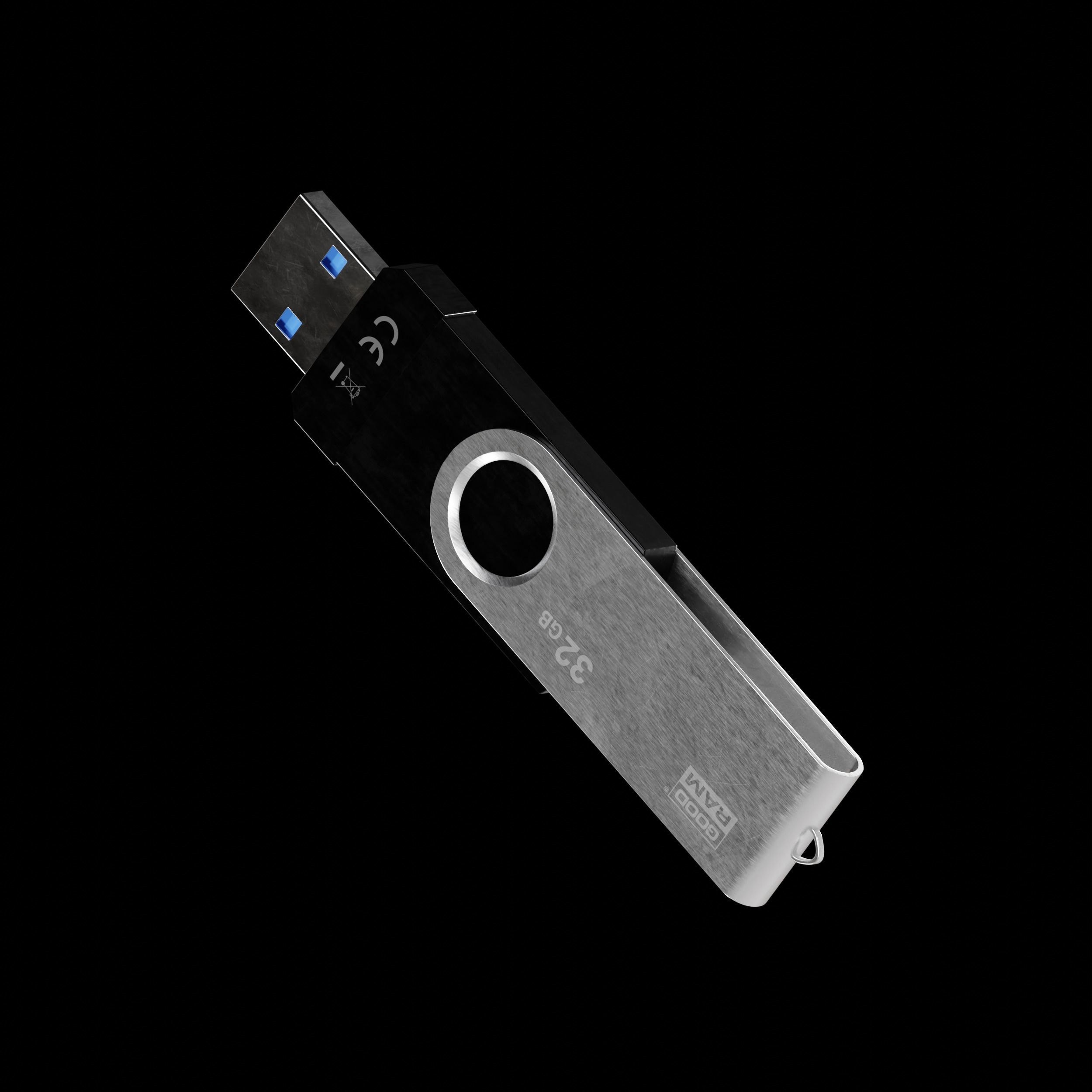 USB Flash Drive custom textures free VR / AR / low-poly 3D model | CGTrader