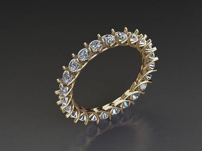 Eternity ring 3D model 3D printable | CGTrader