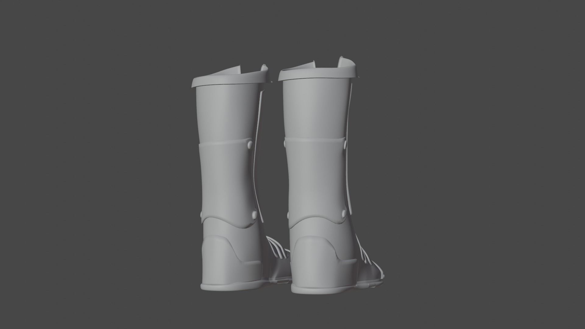 botte pair of boots free 3D model | CGTrader