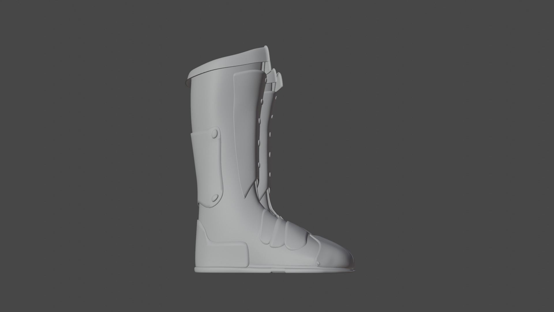 botte pair of boots free 3D model | CGTrader