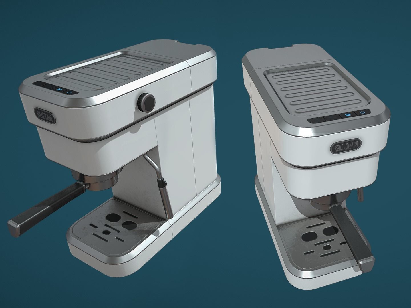 Coffee Machine - Sultan free VR / AR / low-poly 3D model rigged | CGTrader