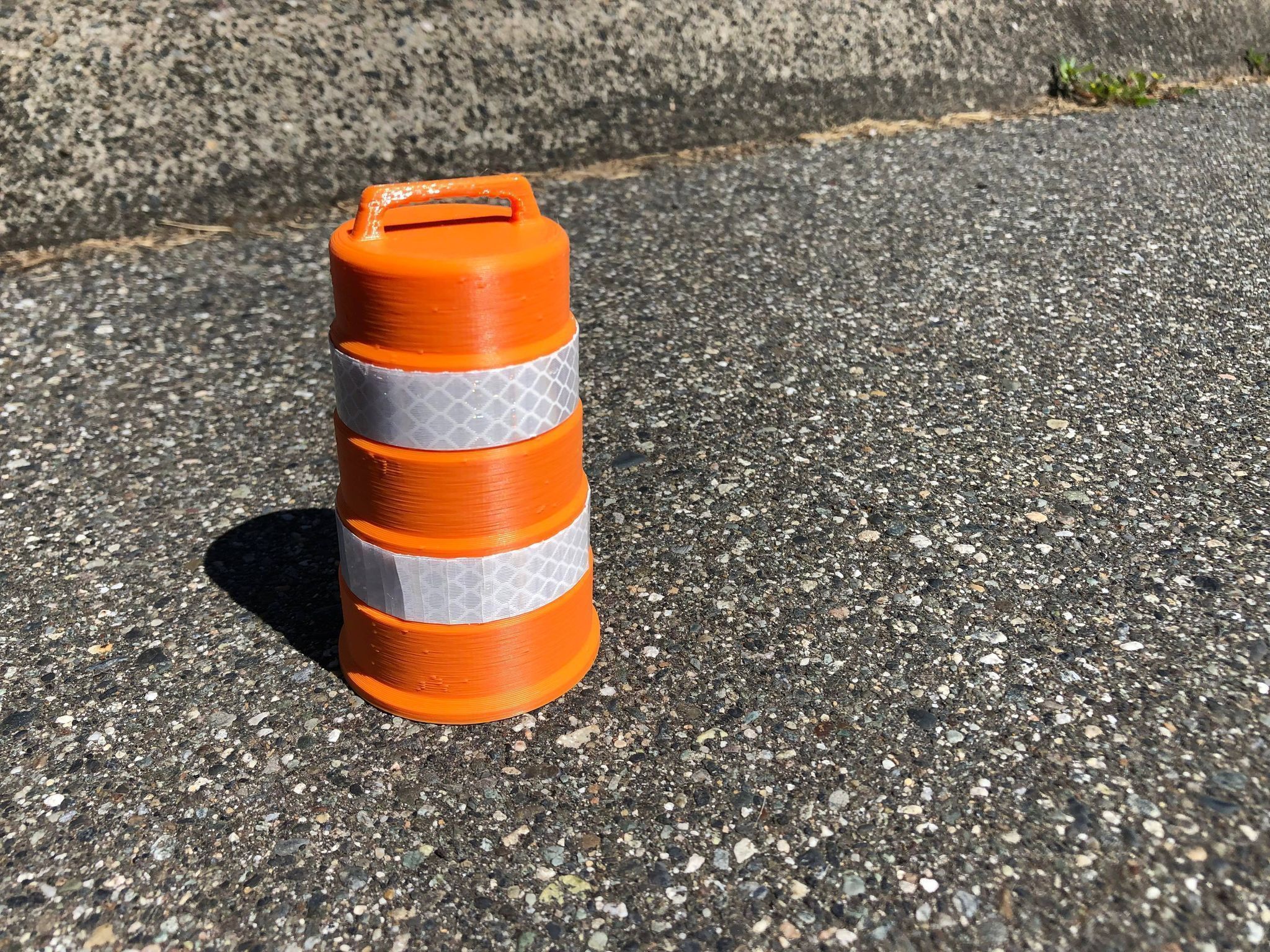 1-10 scale traffic barrel cone 3D model 3D printable | CGTrader