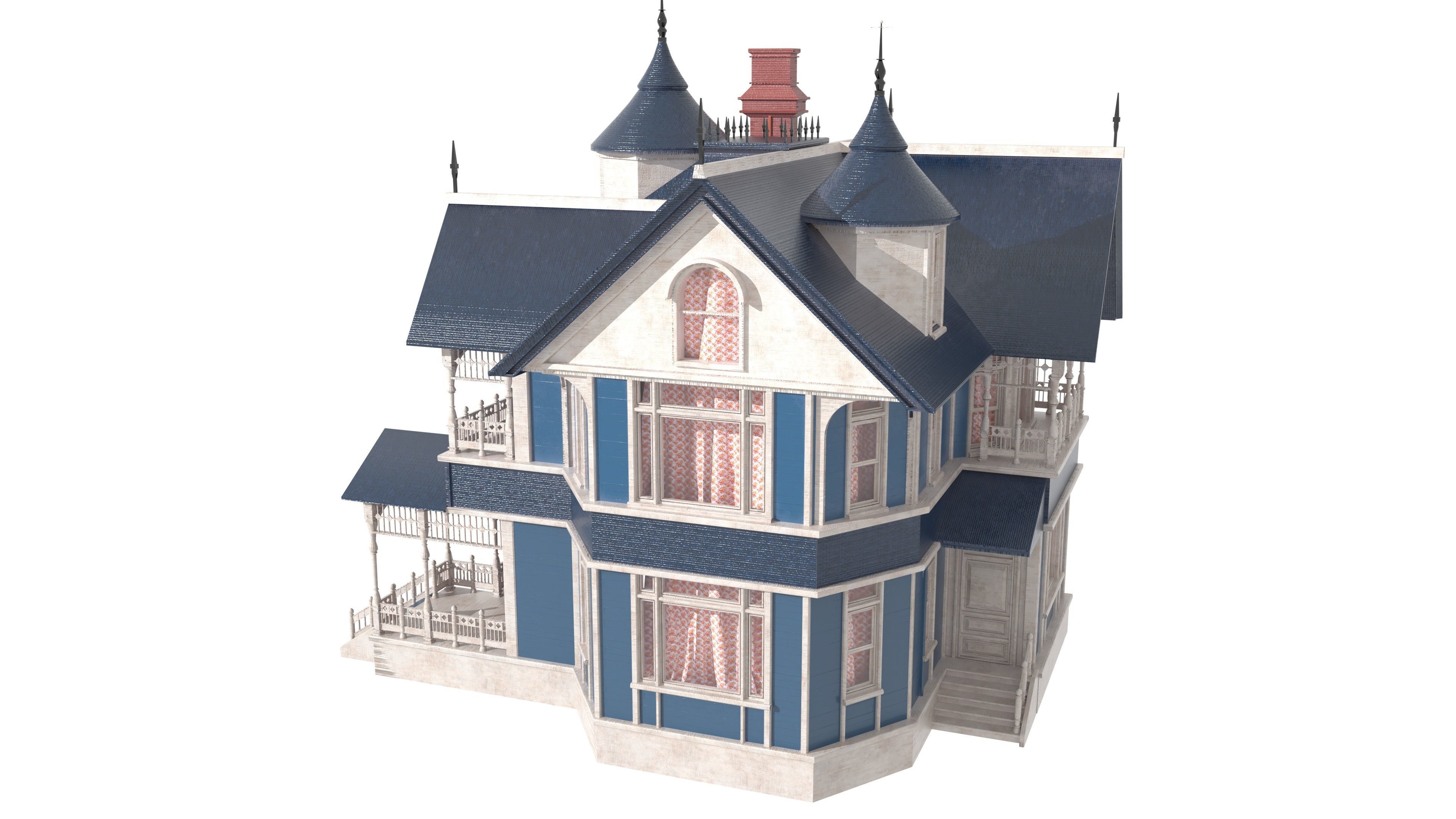 Victorian House Asset Bundle 3D model | CGTrader