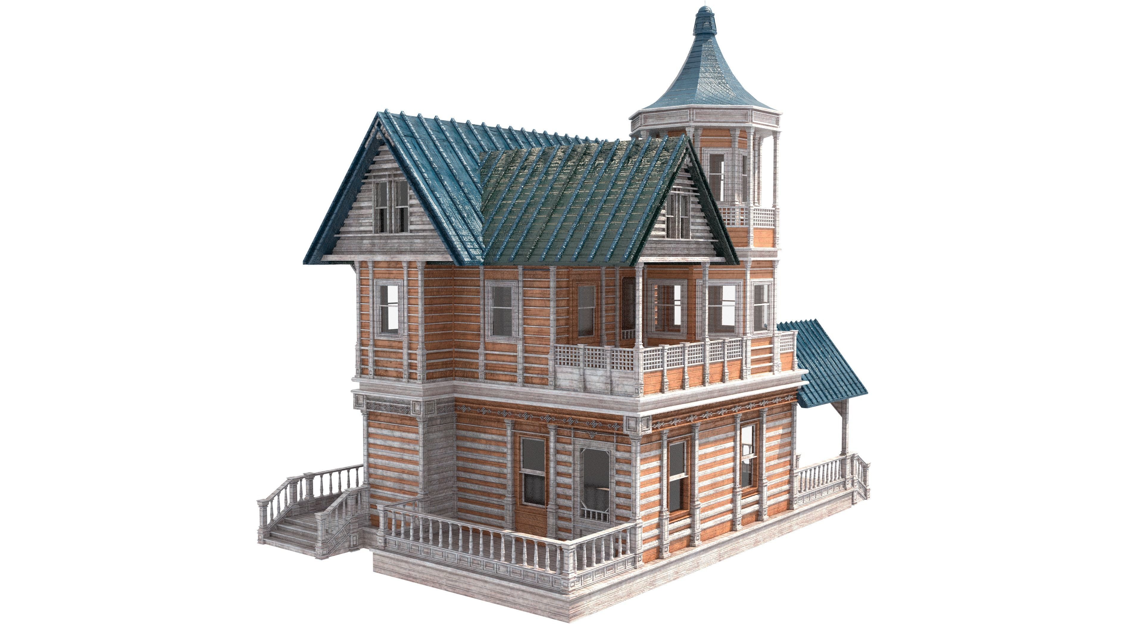Victorian House Asset Bundle 3D model | CGTrader