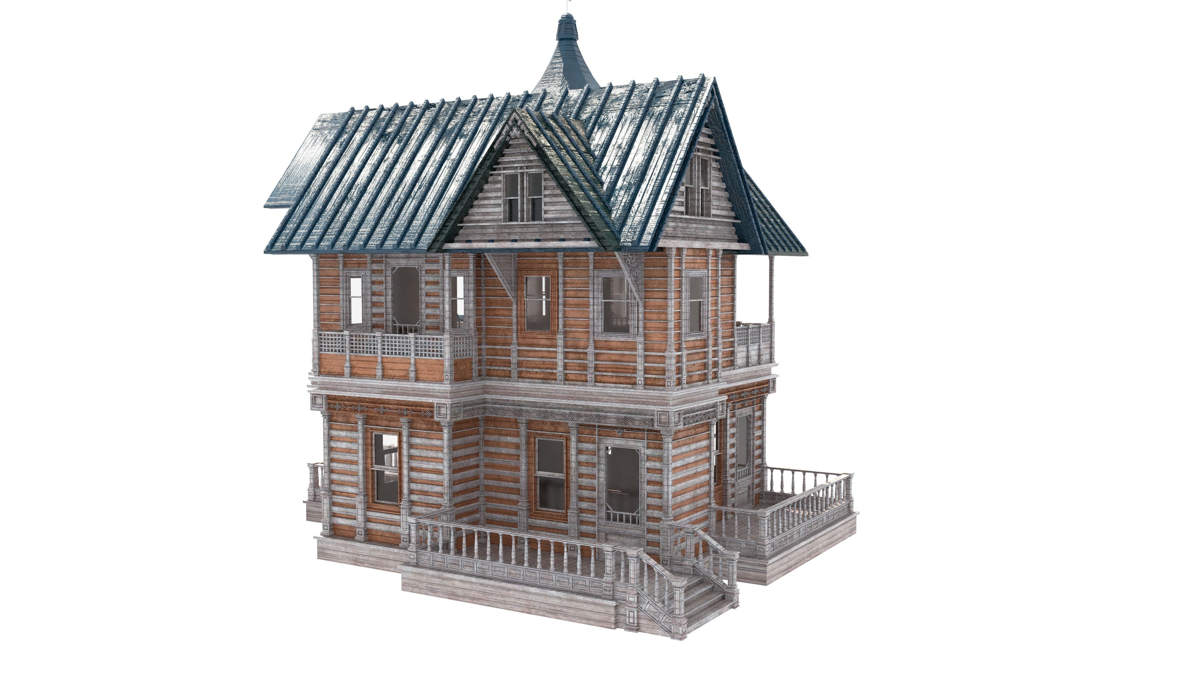 Victorian House Asset Bundle 3D model | CGTrader