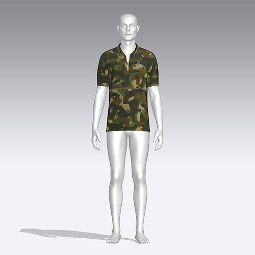 3D model Military Clothes T-Shirt VR / AR / low-poly | CGTrader