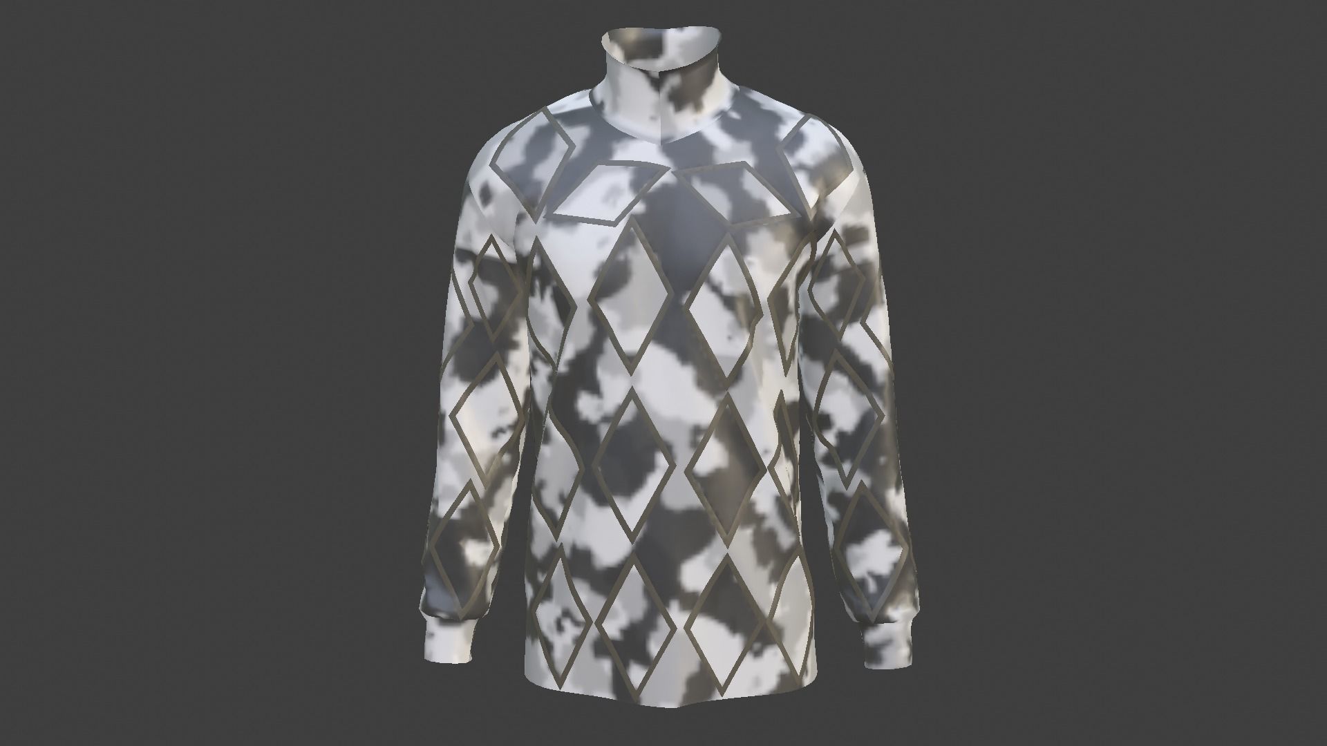 3D model Military - Army Sweater VR / AR / low-poly | CGTrader