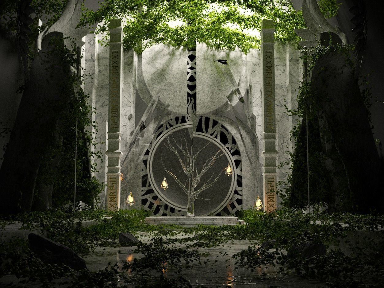 Sanctuary Of Yggdrasil 3D model | CGTrader