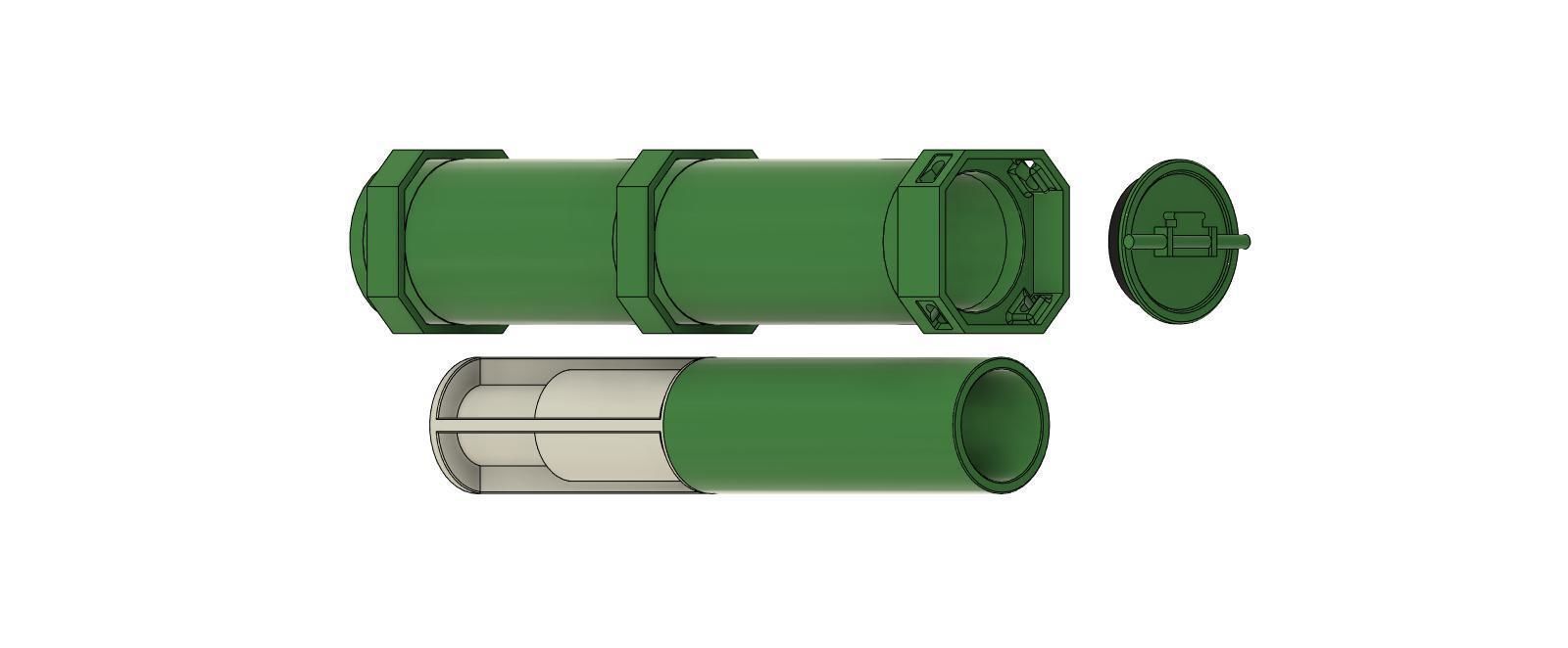 120mm tank shell transport case 3D model 3D printable | CGTrader