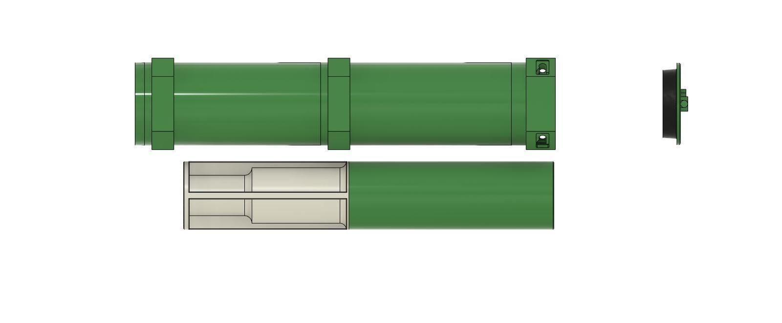 120mm tank shell transport case 3D model 3D printable | CGTrader