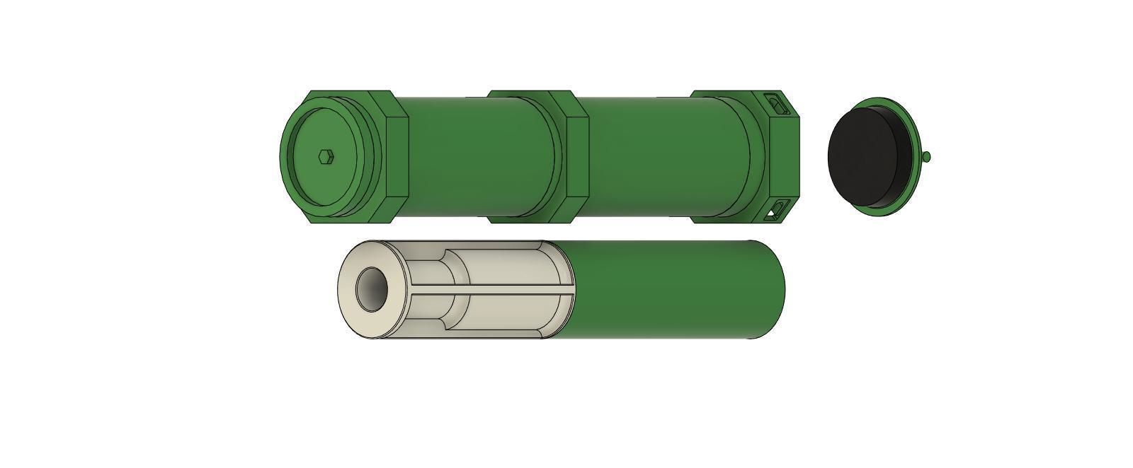 120mm tank shell transport case 3D model 3D printable | CGTrader