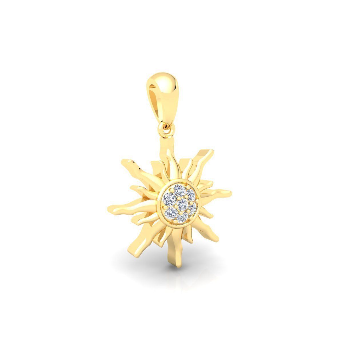 Sun Start Pendent 3d Model and Render Detail 3D model 3D printable ...
