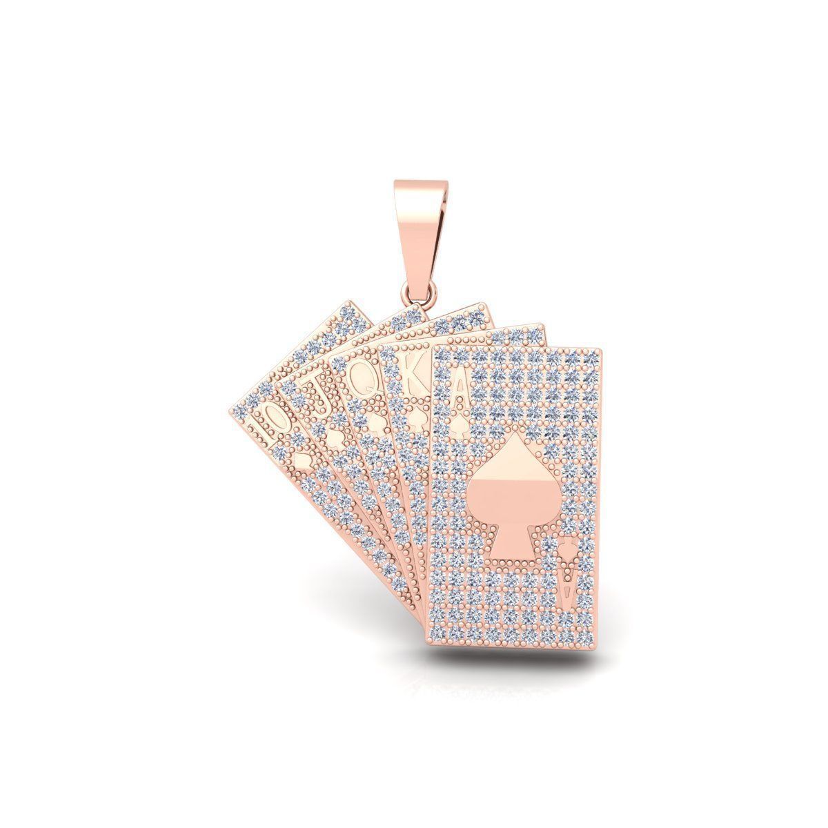 Card 3d Pendent 3d Model and Render Detail 3D model 3D printable | CGTrader