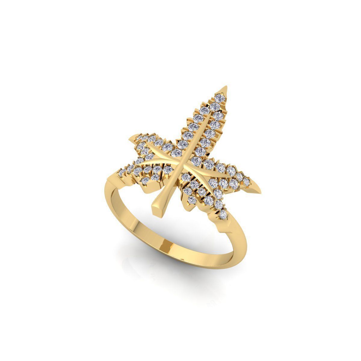 Leafe Ring 3d Model and Render Detail 3D model 3D printable | CGTrader