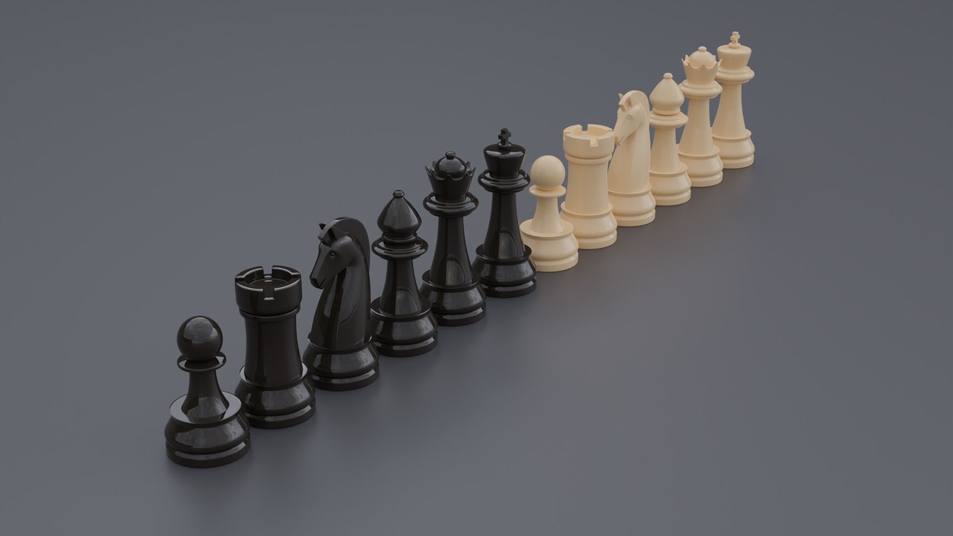 Chess Pieces 3D model | CGTrader
