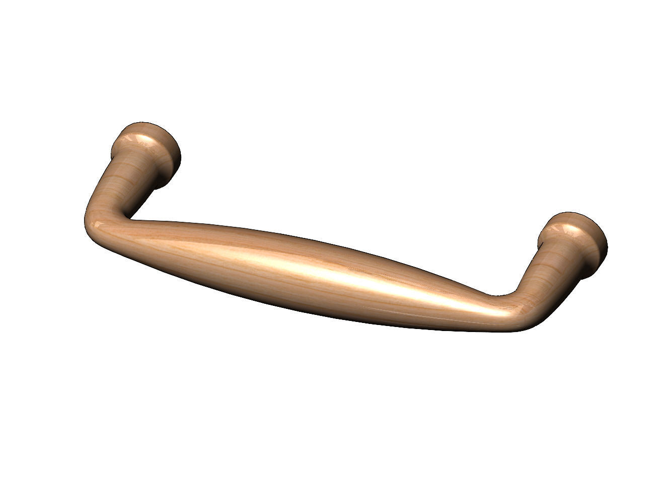 Cabinet drawer handle and pull N004 miniset 3D model 3D printable ...