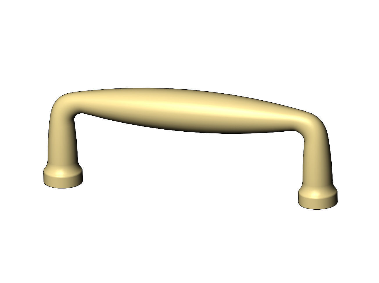 Cabinet drawer handle and pull N004 miniset 3D model 3D printable ...