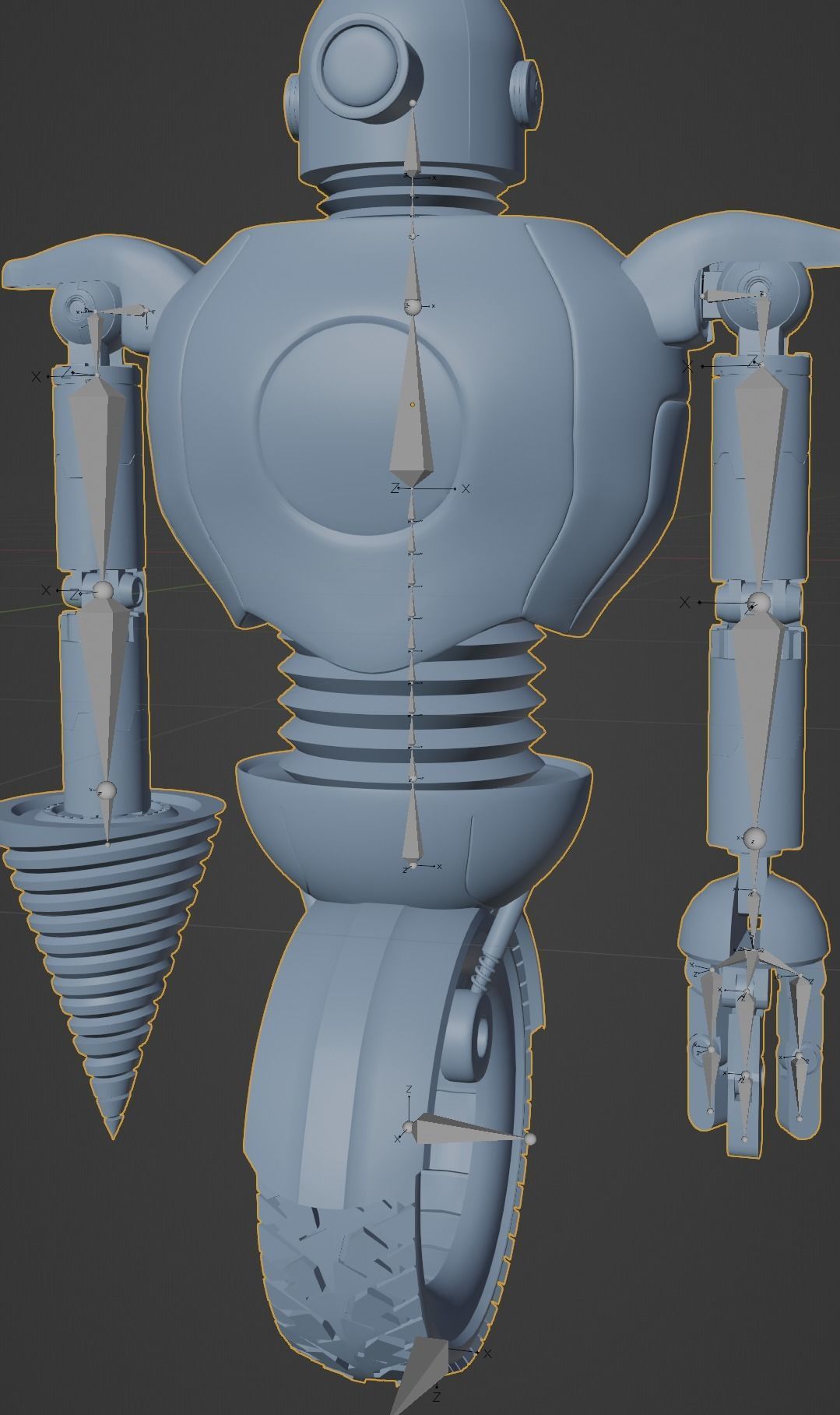 3D Drill Drone Robot 3D model rigged | CGTrader