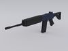 3D model Excalibur assault rifle gun VR / AR / low-poly | CGTrader