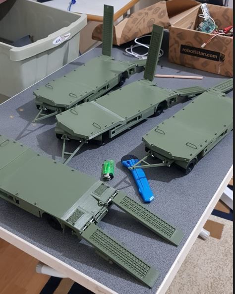 2 Axle Romork Trailer STL free 3D model 3D printable | CGTrader