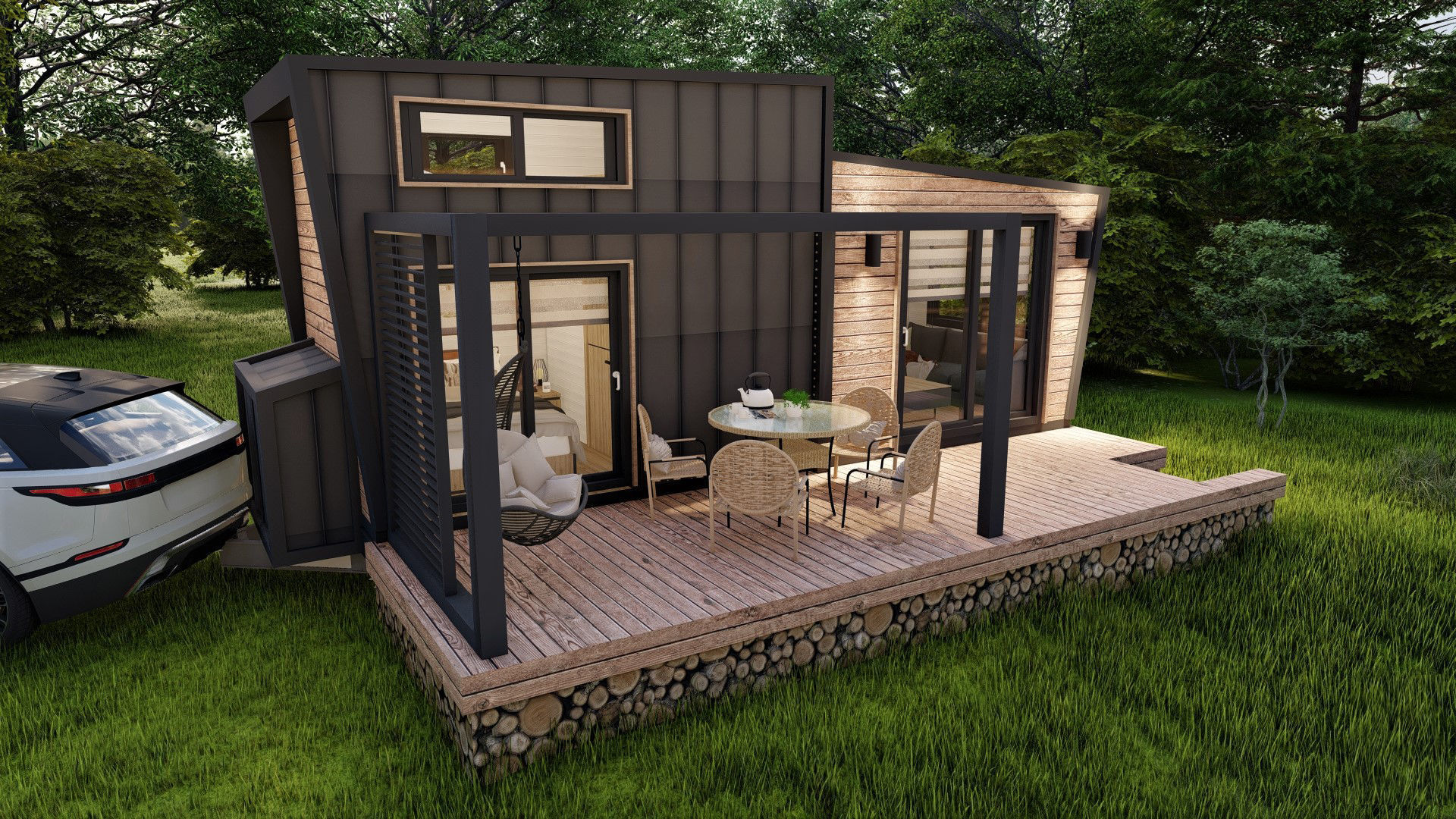 Tiny house design 3D model | CGTrader