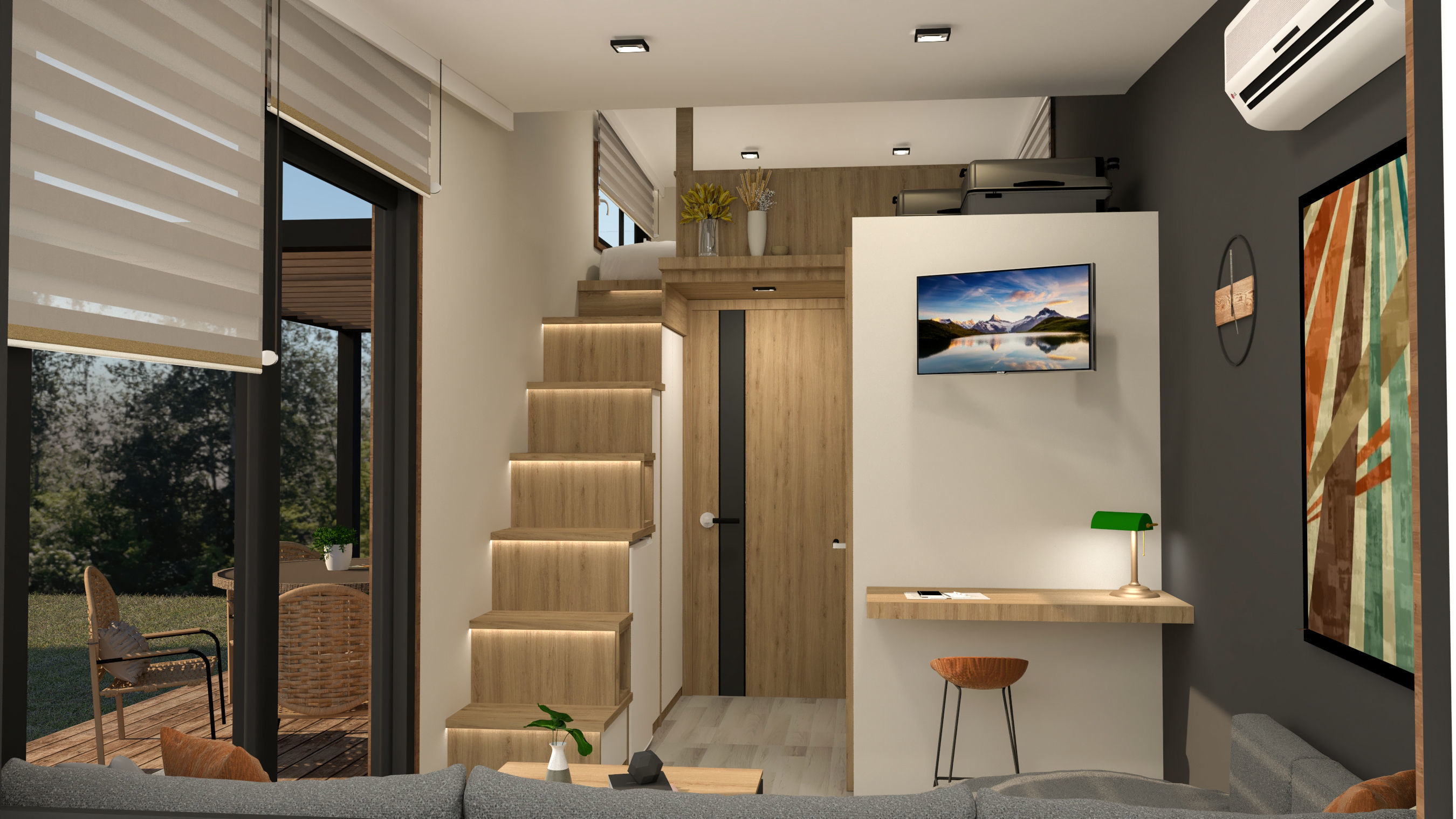 Tiny house design 3D model | CGTrader