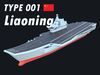 Type 001 Chinese aircraft carrier Liaoning Low poly 3D model | CGTrader