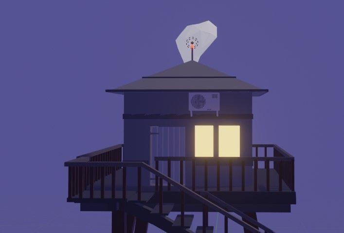3D model Firewatch Tower LowPoly VR / AR / low-poly | CGTrader