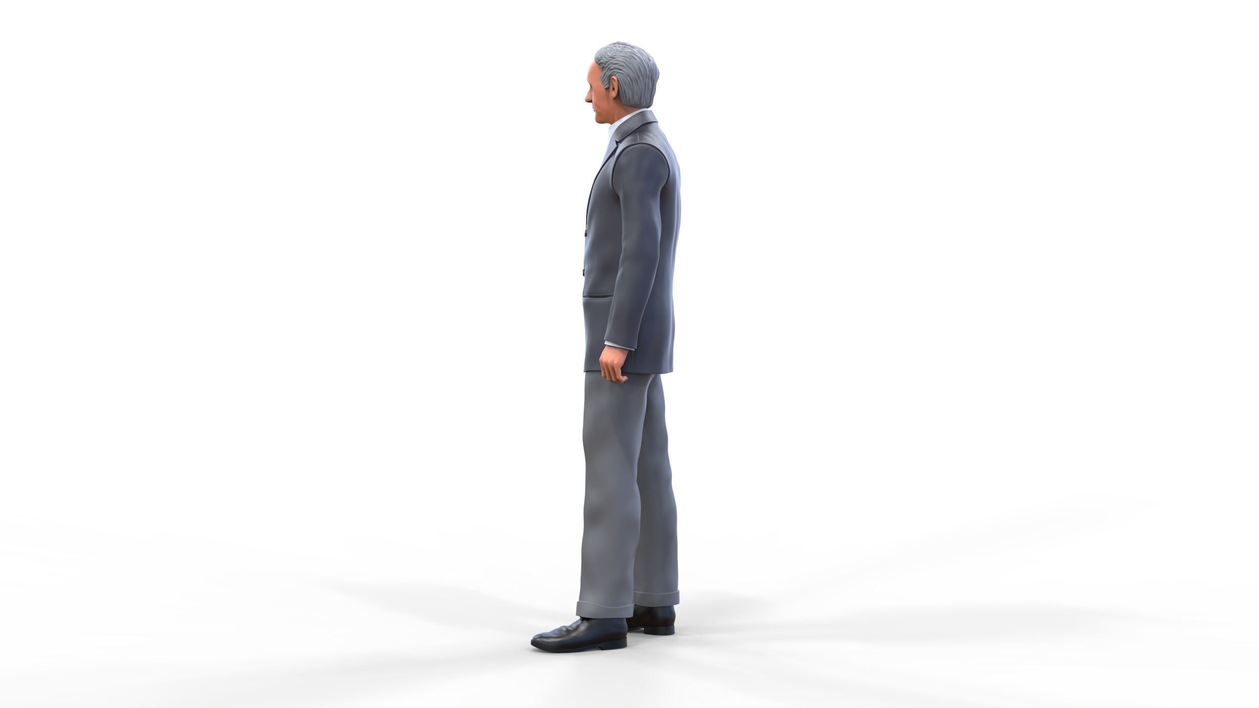 Henry Ford founder of the Ford Motor Company 3D model 3D printable ...